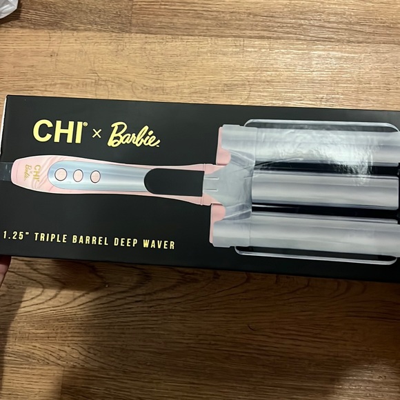 chi x barbie | Accessories | Chi X Barbie 25 Triple Barrel Deep Waver ...